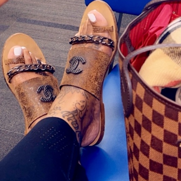 CHANEL | Shoes | Authentic Chanel Sandals | Poshmark